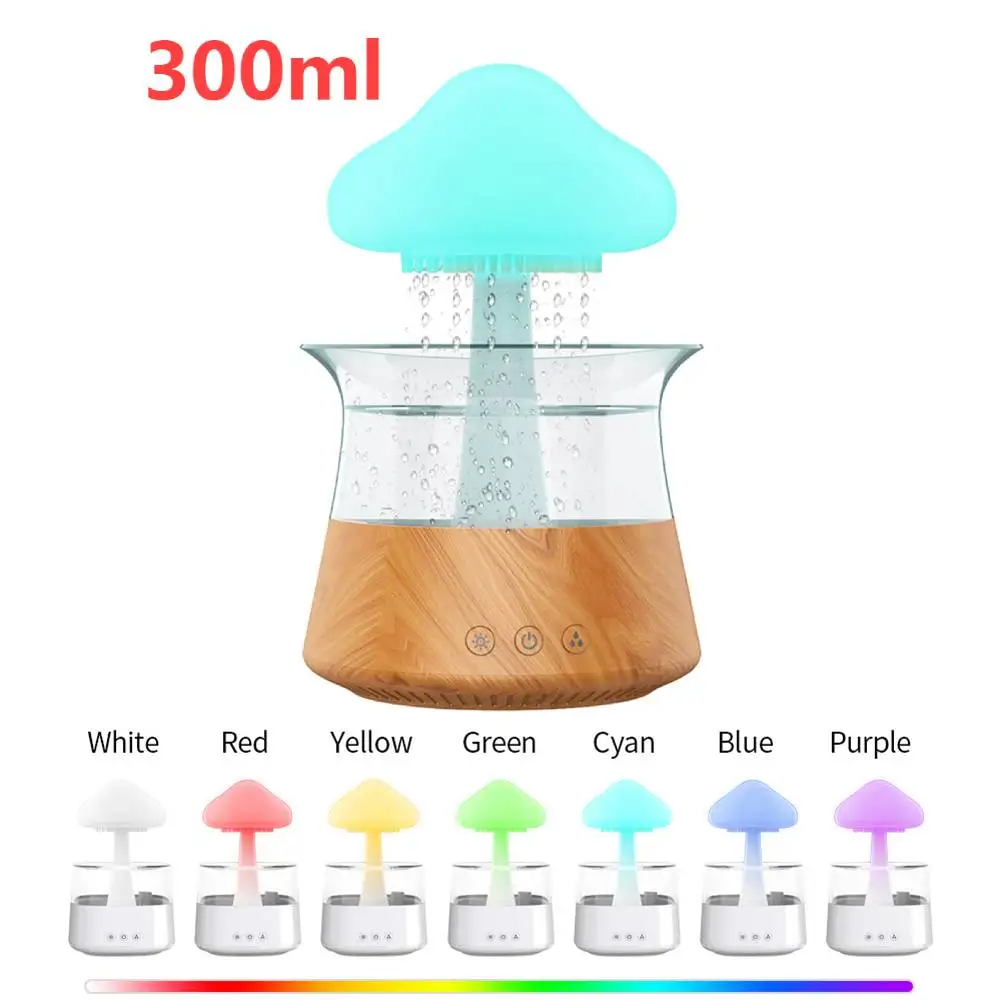 Mushroom Rain Air Humidifier with Aroma Diffuser