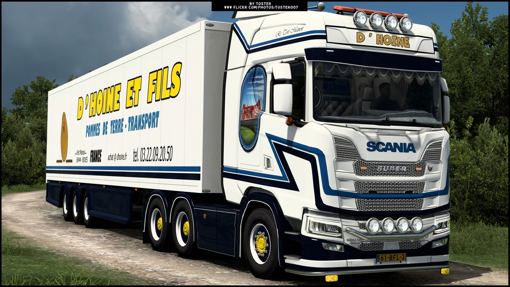 Scania S/R Next Gen D'HOINE SKIN ETS 2