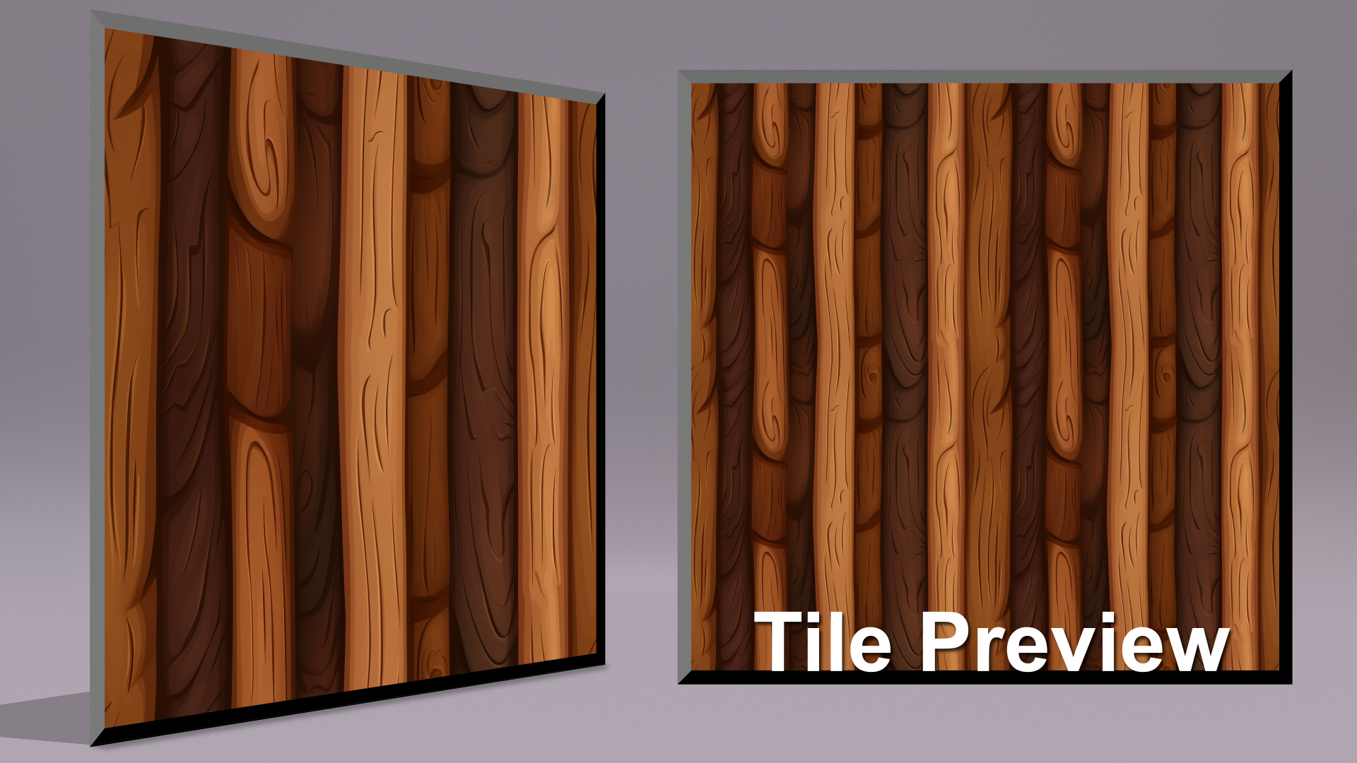 Cartoon Wood Textures Pack 48 - 10x PNG