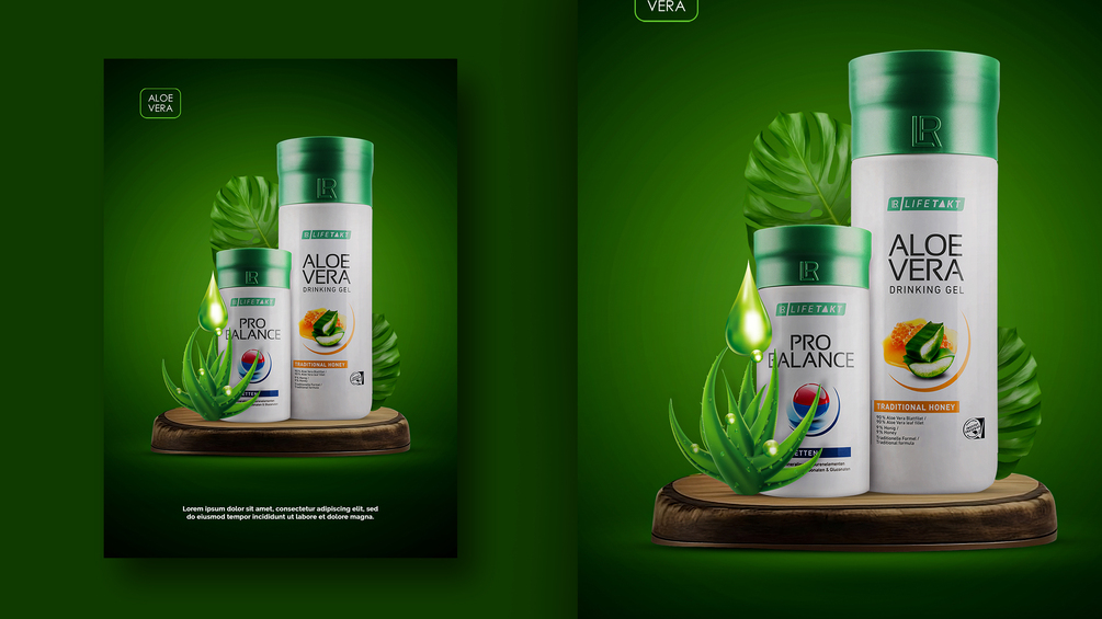 Aloe Vera Poster Design | Photoshop