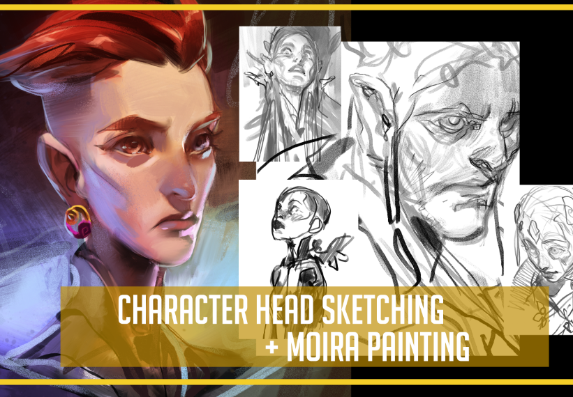 Real Time Head Sketching + Moira (NO VOICE)