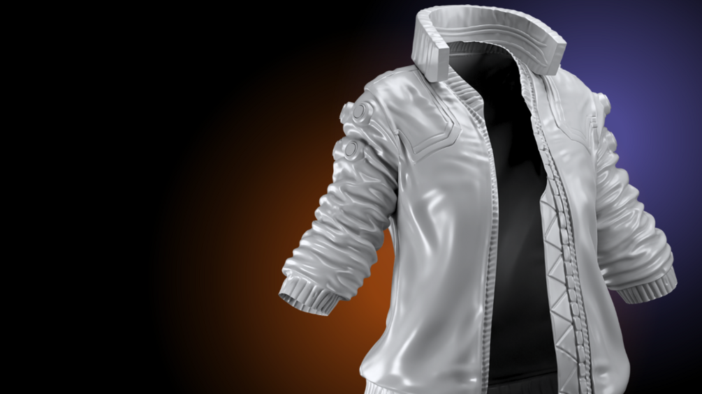 Cyberpunk Jacket - Arquivo Blender