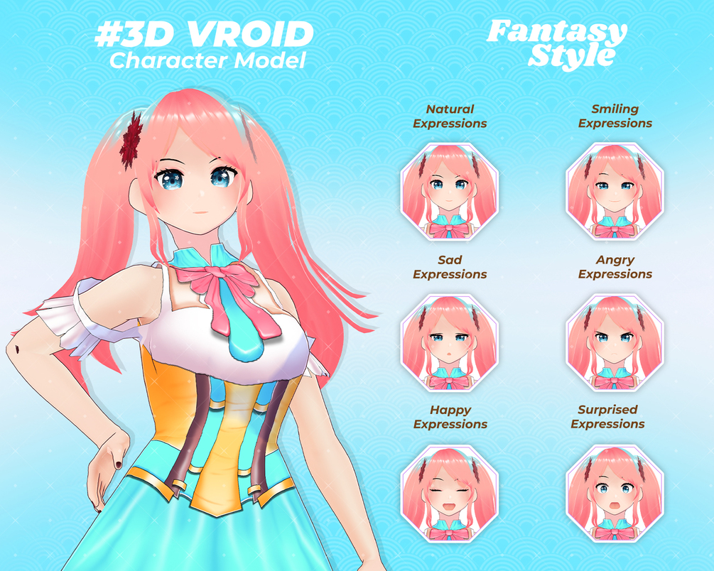 Streamer Elite Companion 3D Vroid Avatar Girl Aiya Sakumyu for ...