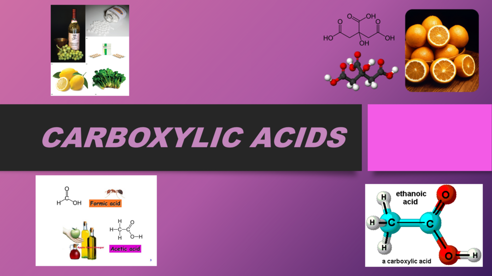 A level Chemistry Carboxylic acids