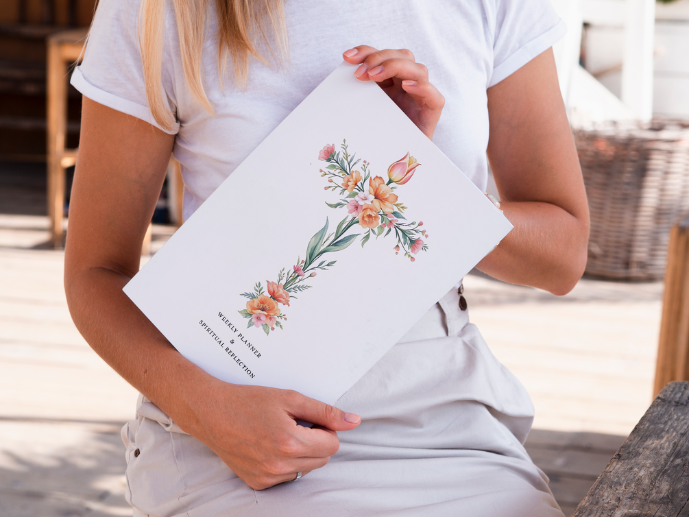 Faith Journey Weekly Planner & Spiritual Reflection Journal