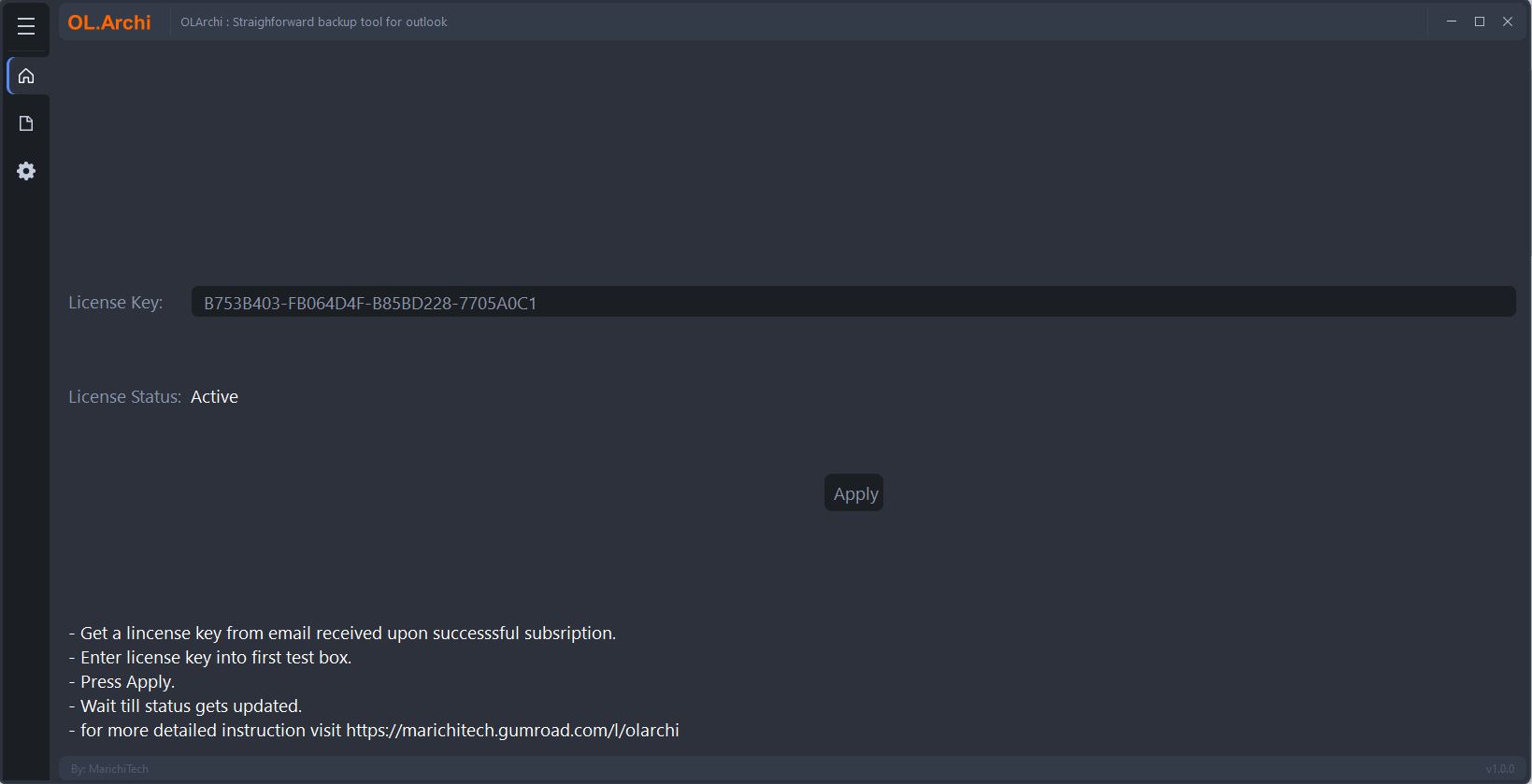 OLArchi : Keep emails forever