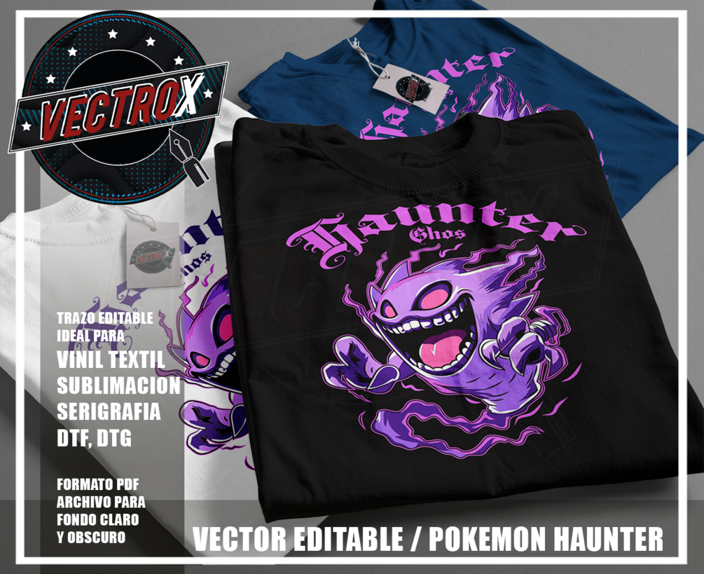 Vector Editable - Pokemon Haunter