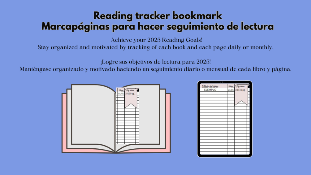 Track your reading BOOKMARK / MARCAPÁGINAS
