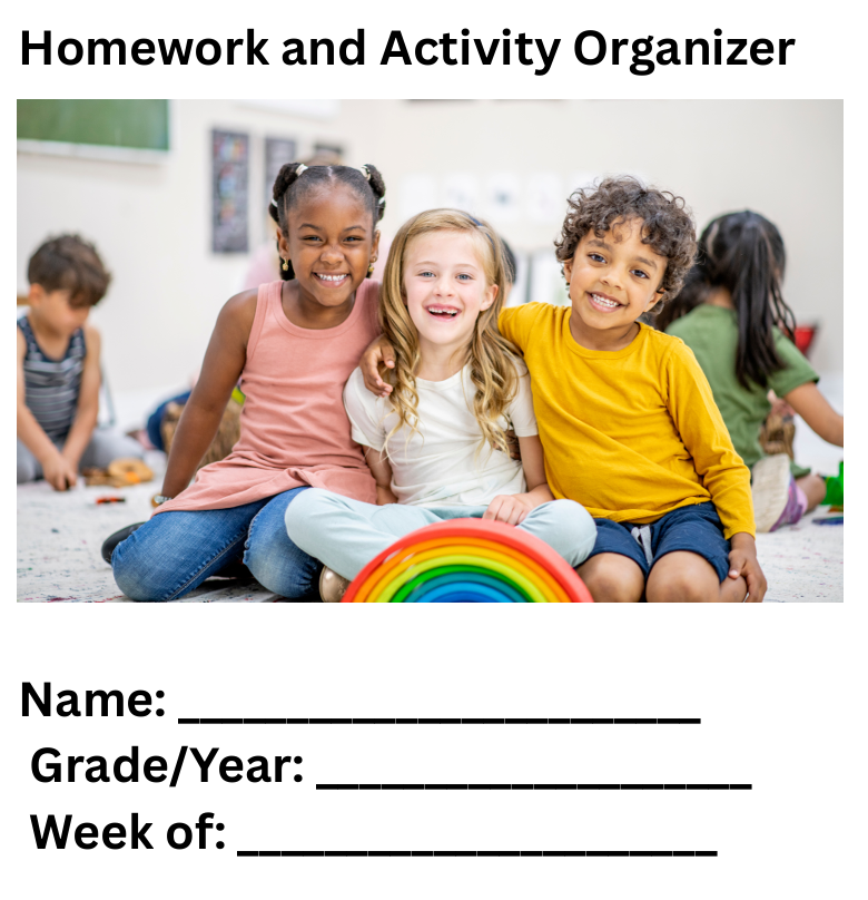 Homework and Activity Organizer