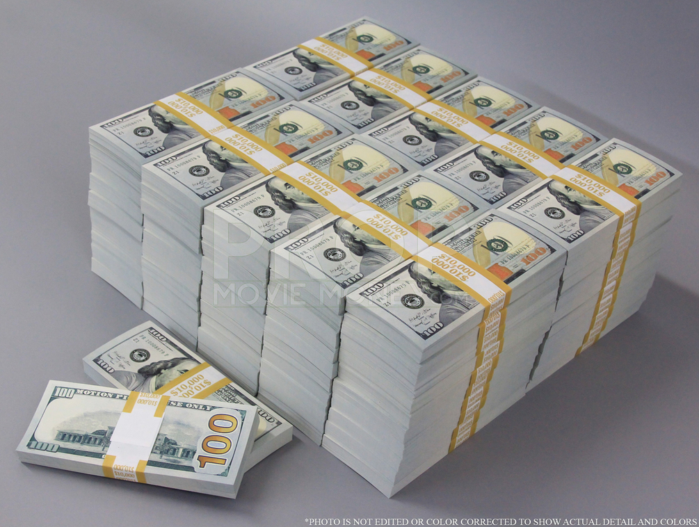 New Style $100s Full Print :: The Millionaire Mindset :: $1,000,000 Package