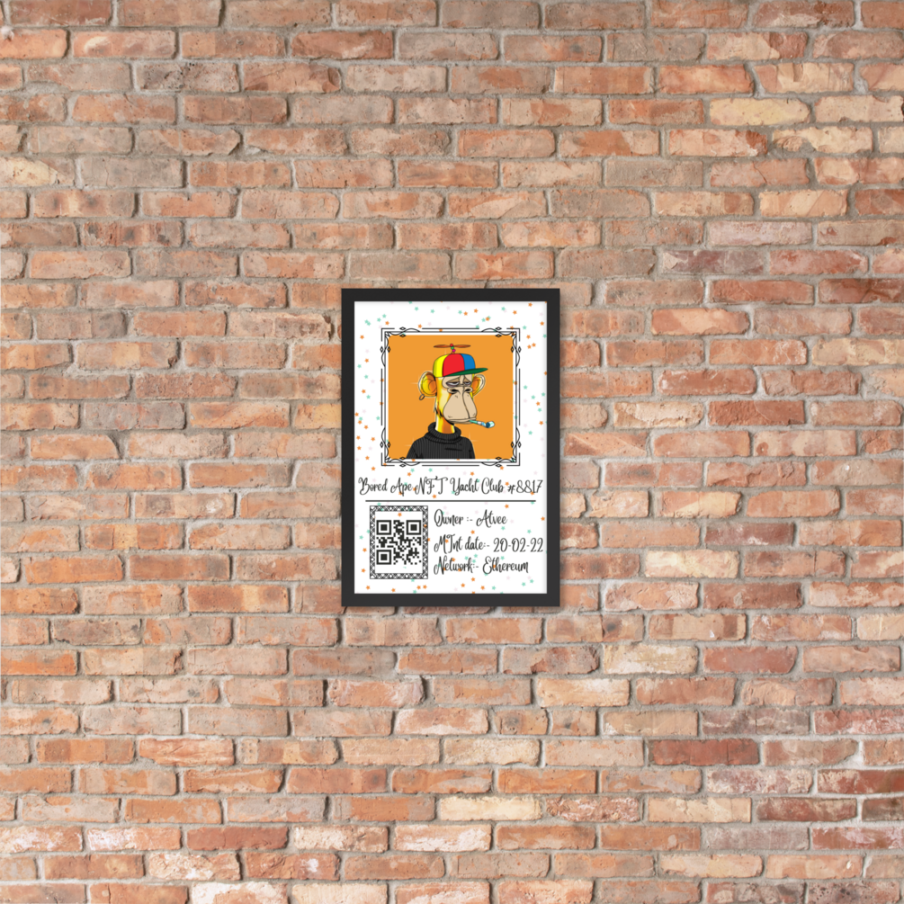 ELEGANT NFT WALL PRINT