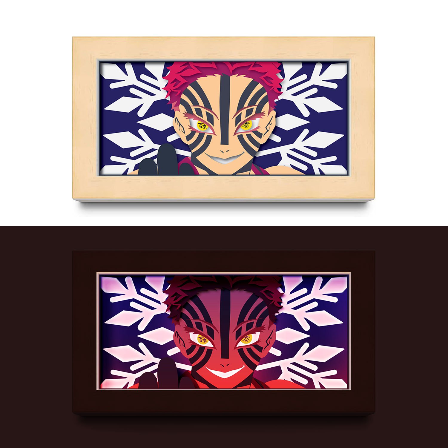 Akaza - Demon Slayer anime lightbox template