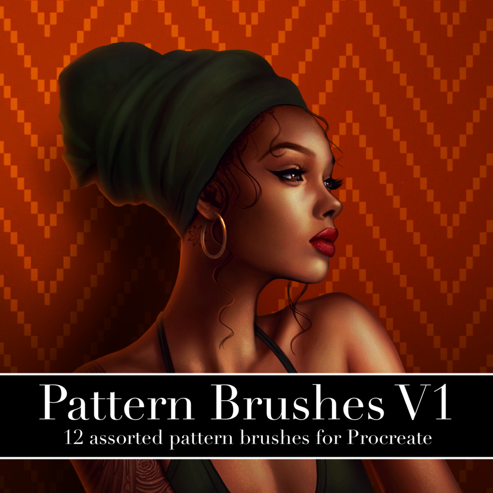 Procreate Pattern Brushes Volume 1