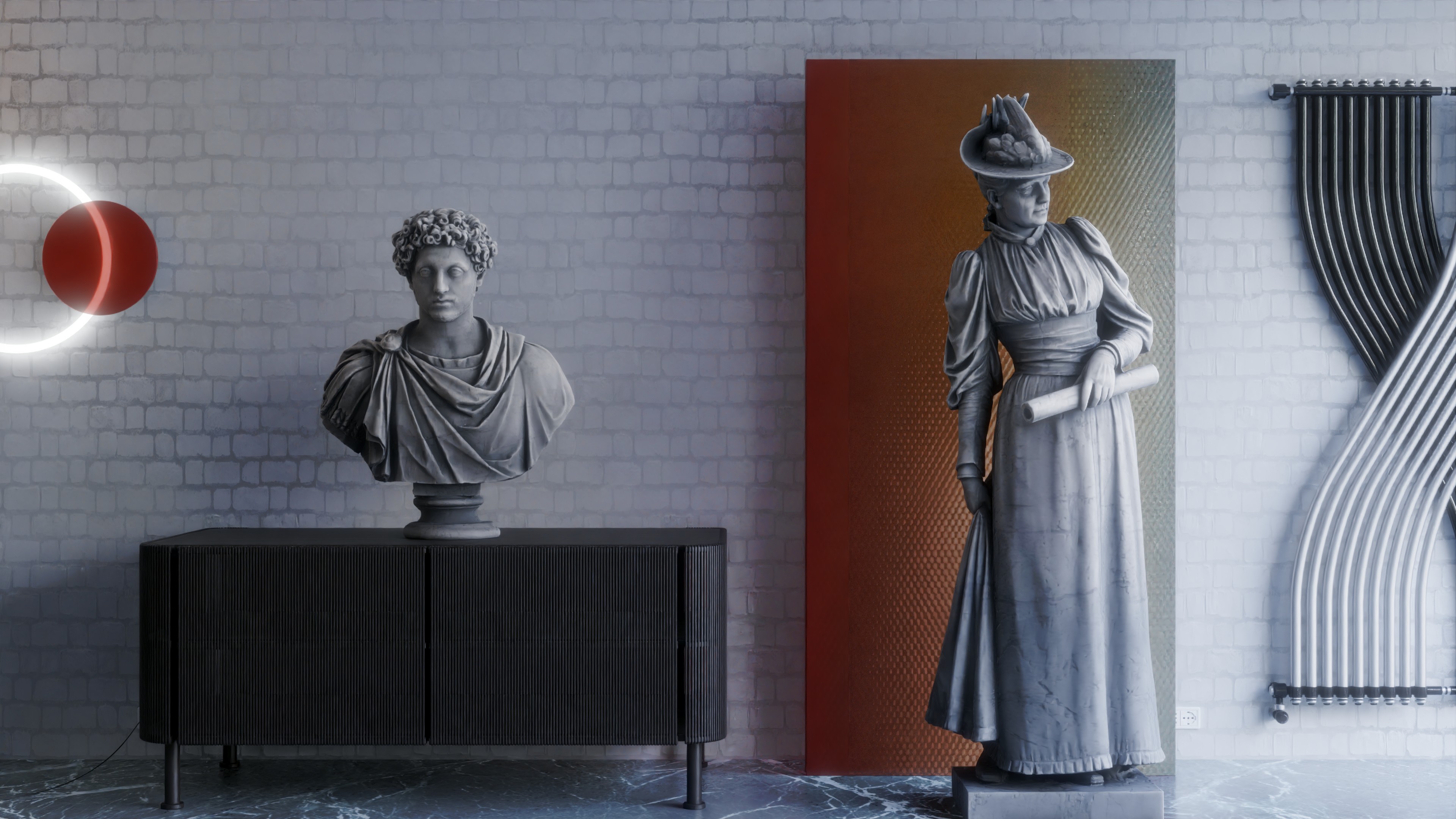 160+ Famous Statues in Rome 3d models Pack Ⅱ