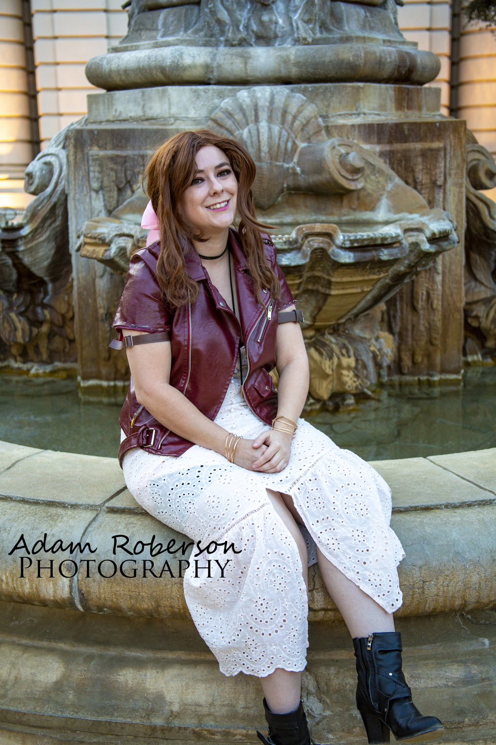 Aerith Cosplay Picture-Fountain