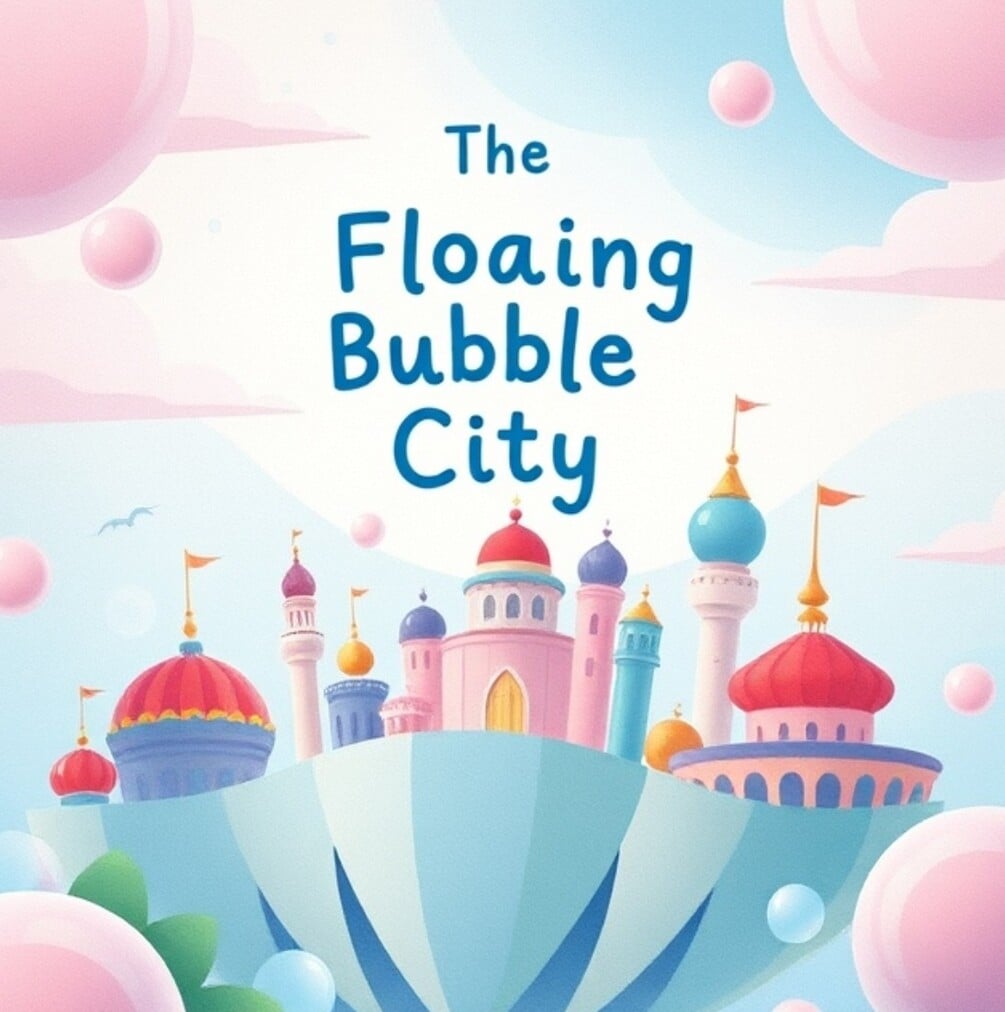 The Floating Bubble City- story book for kids