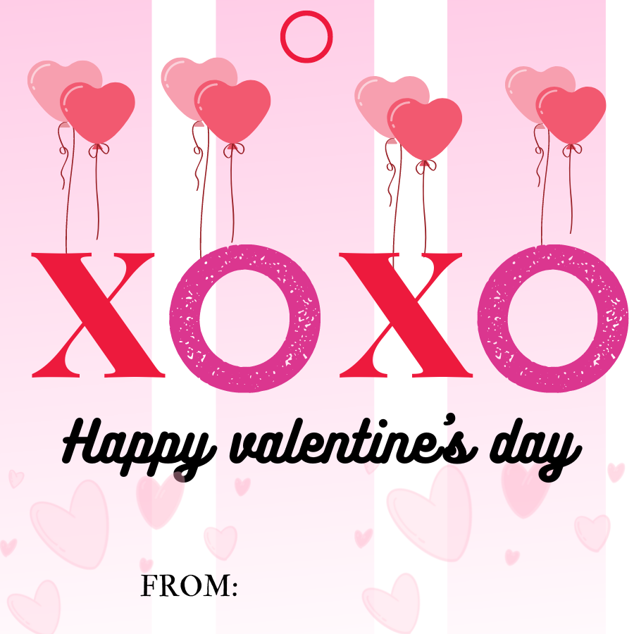 Valentine's day tag,Gift Tags,Xoxo tags,Valentine Tag,Valentine's gift ...