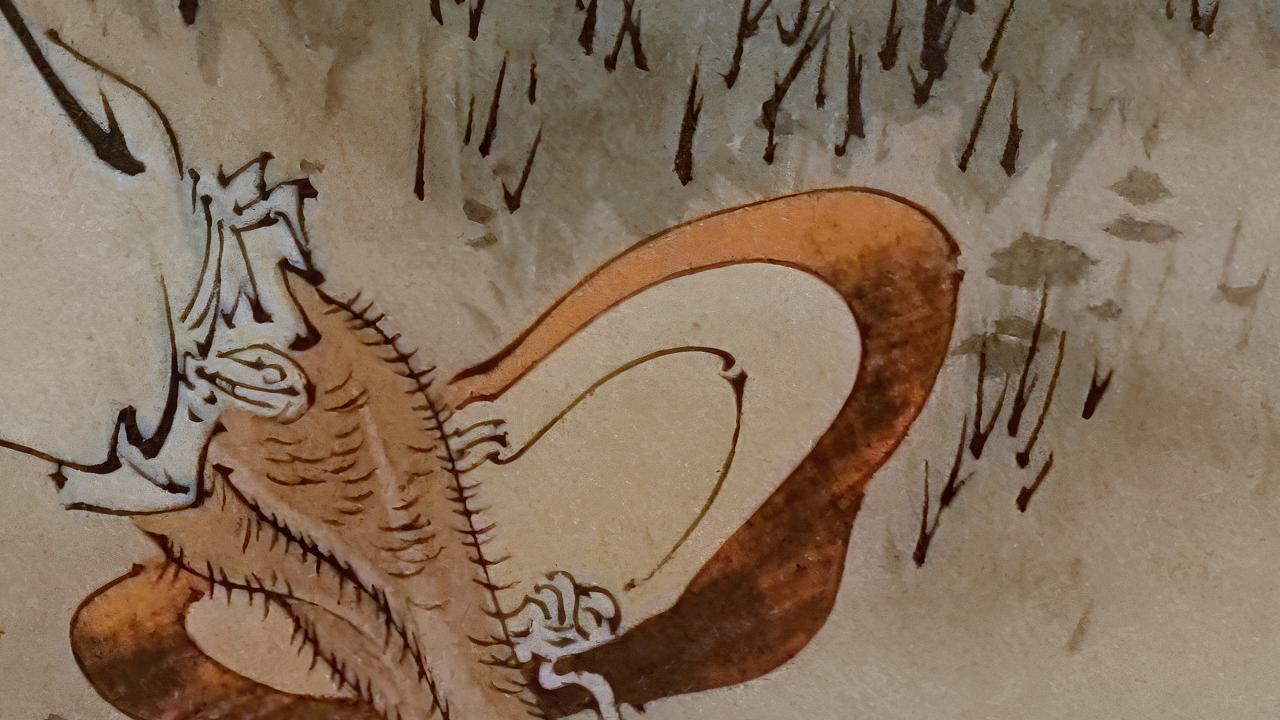 Captain Awata. Awata Taii by Toshikata Mizuno