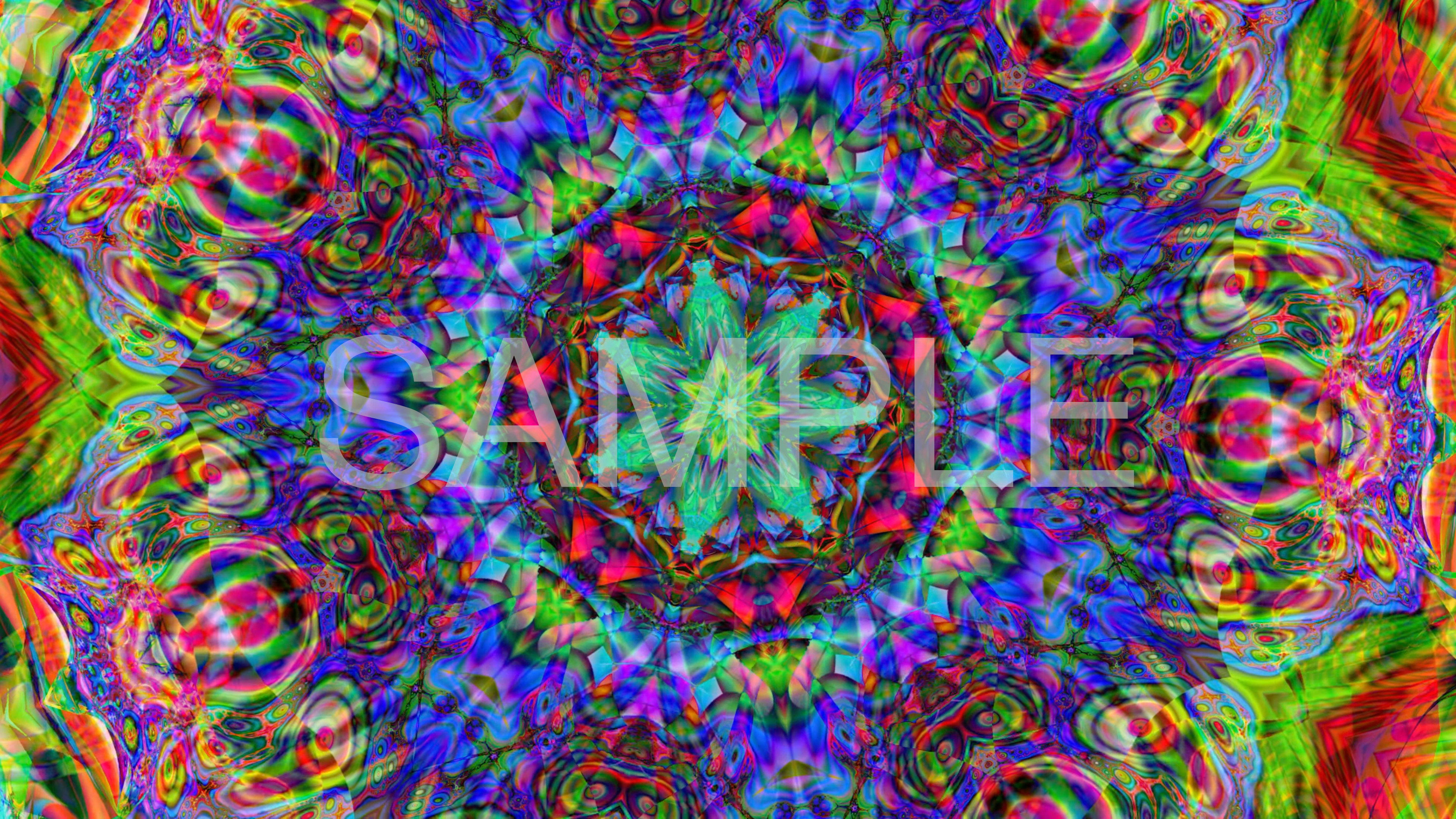 5 Pack Multi Purpose 4K Digital Art #30 - Psychedelic printable art for ...
