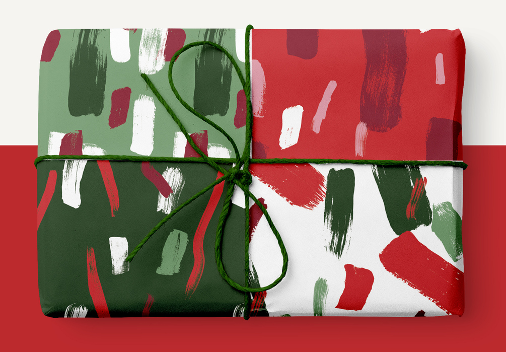 Christmas Color Splash Digital Papers