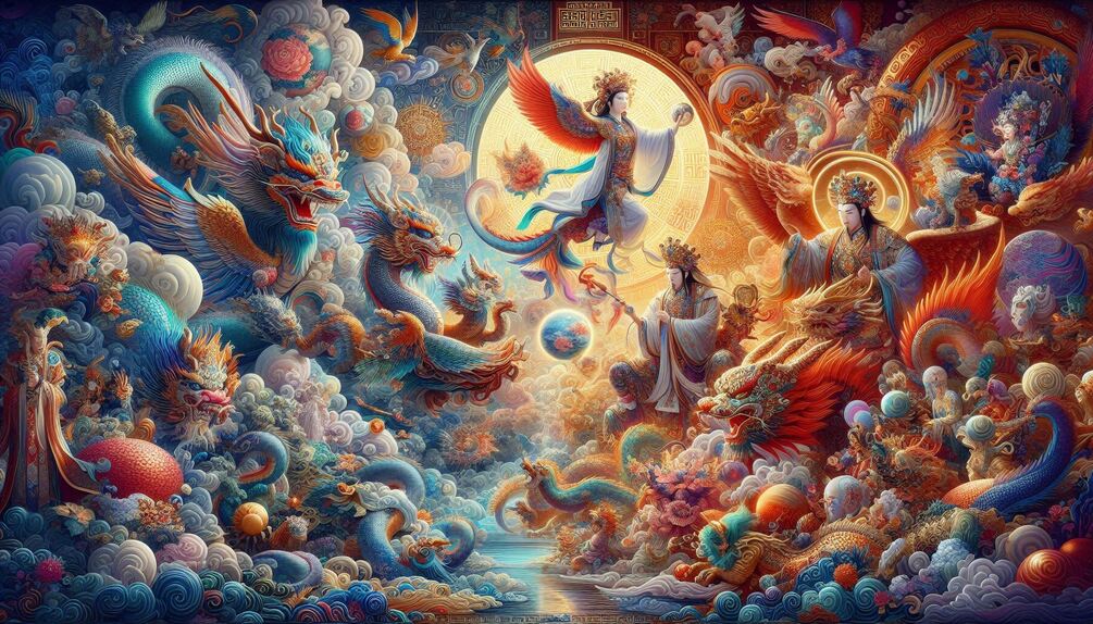 Mystical Chinese Mythology Art 🐉