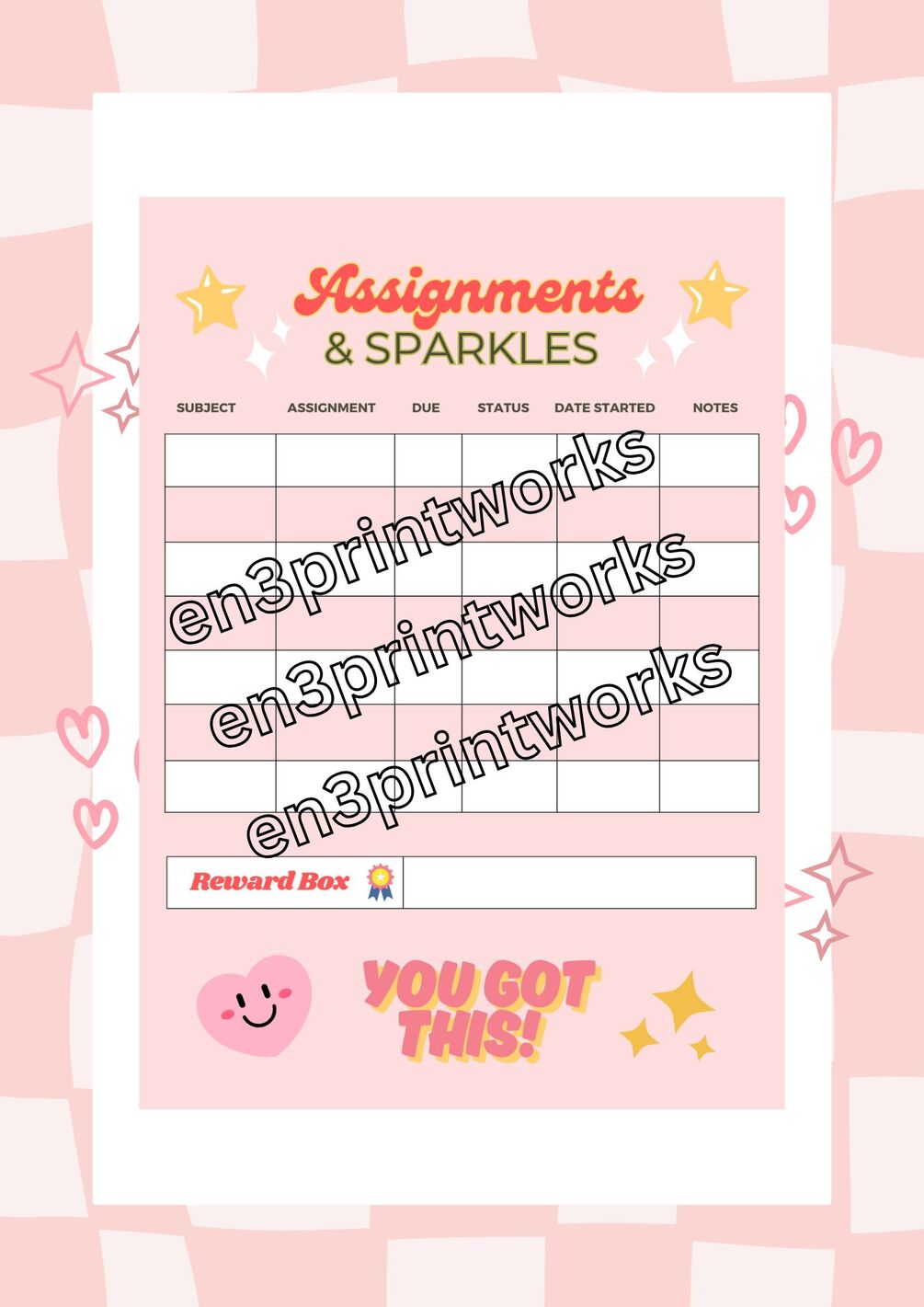 Assignment and Sparkle | Assignment Tracker