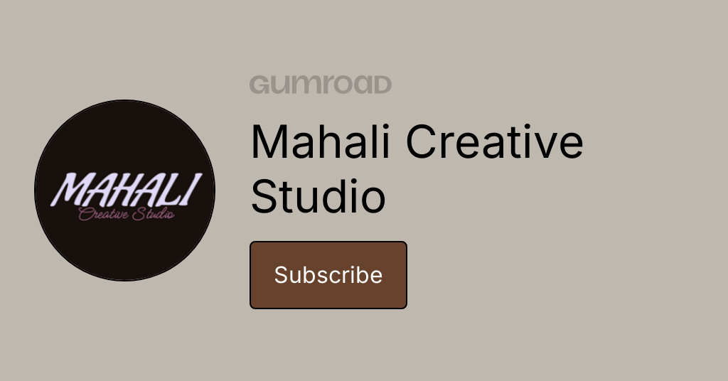 Mahali Creative Studio