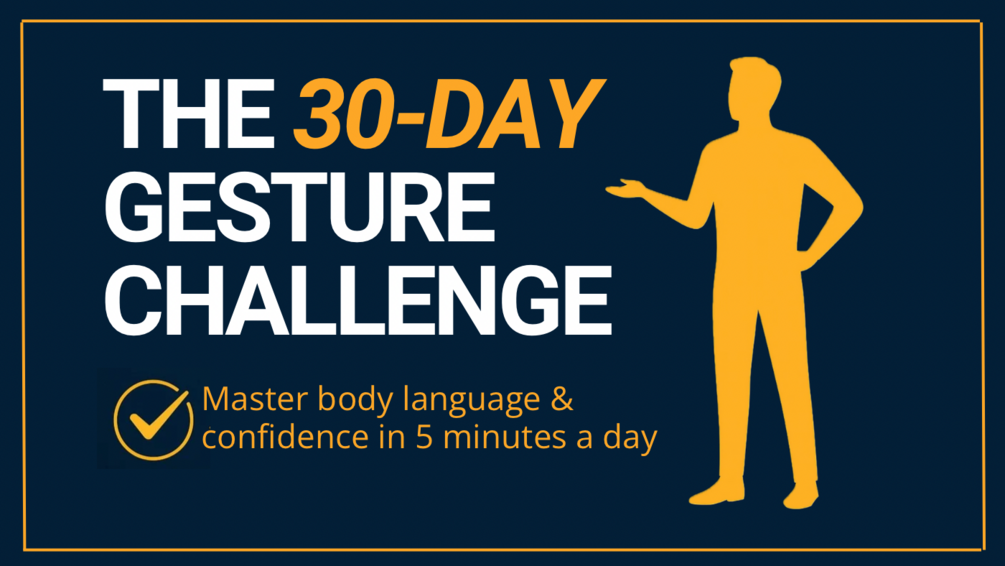 The 30-Day Gesture Challenge-Workbook- Master Body Language and ...