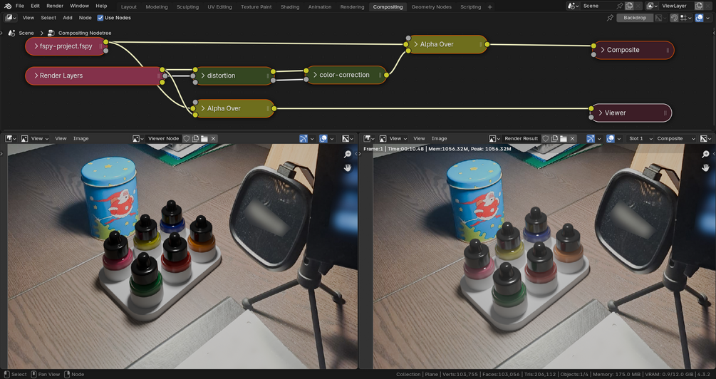 Photo Matching in Blender, Part 3: Compositing | Blender 4.x Tutorial