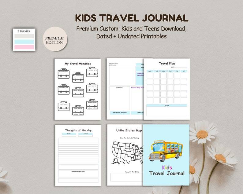 "Kids' Travel Journal: Adventure Logbook for Fun and Learning