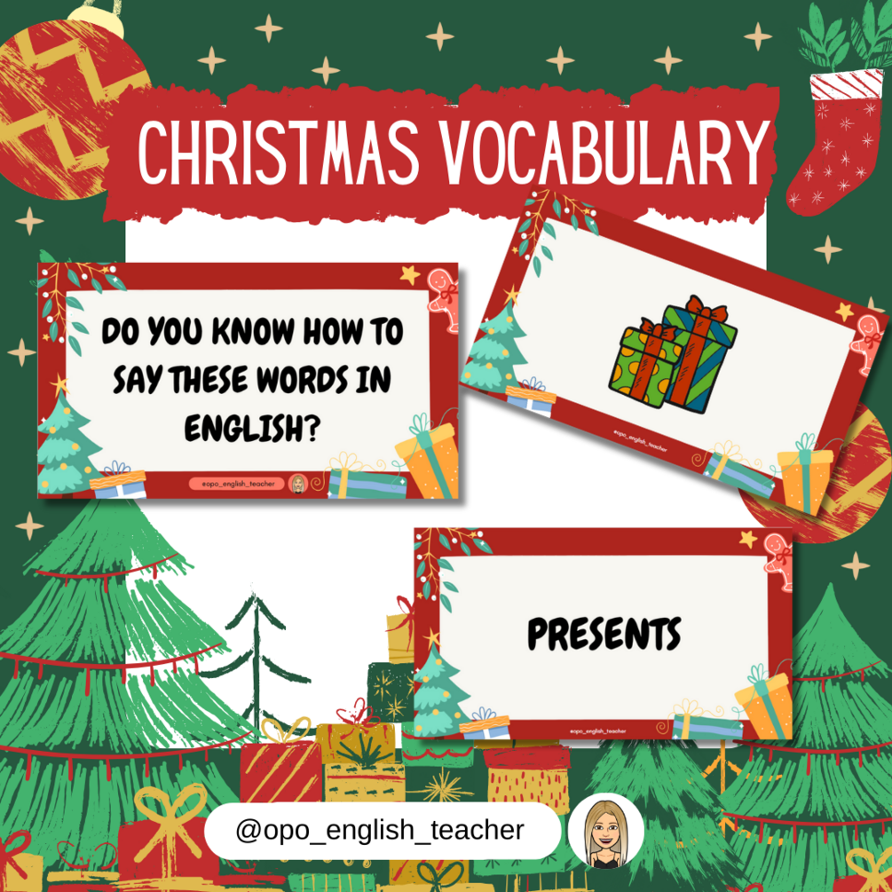 CHRISTMAS VOCABULARY - DO YOU KNOW THESE WORDS?