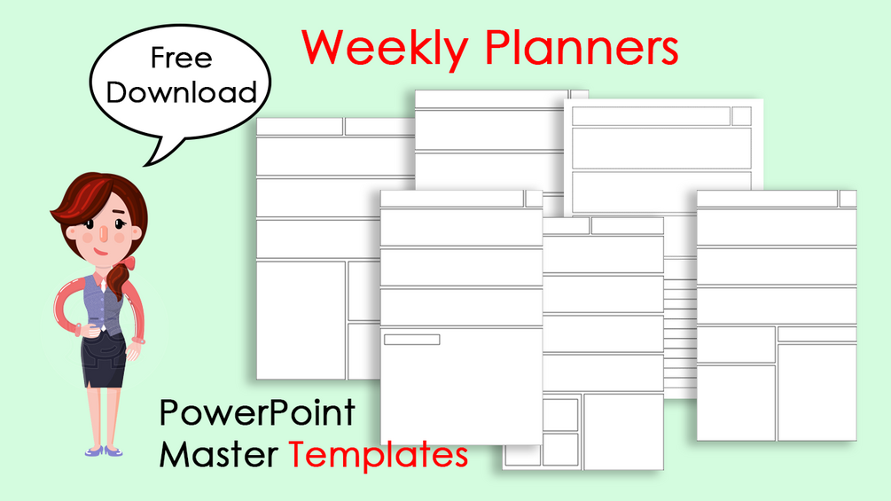 Weekly Planner 1 - Powerpoint Master Templates