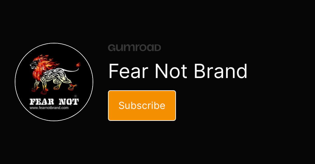 Fear Not Logo