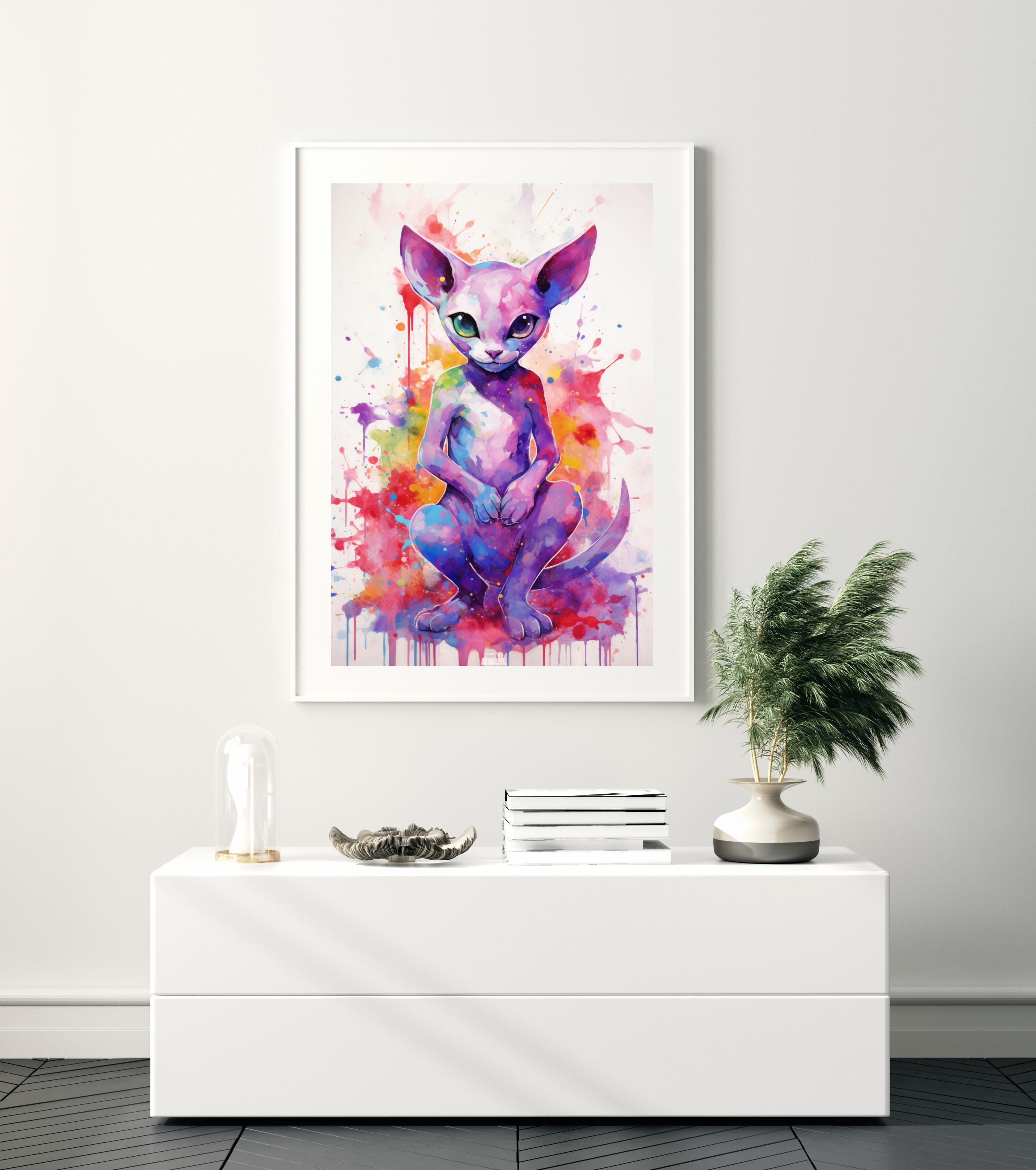 Mewtwo digital painting