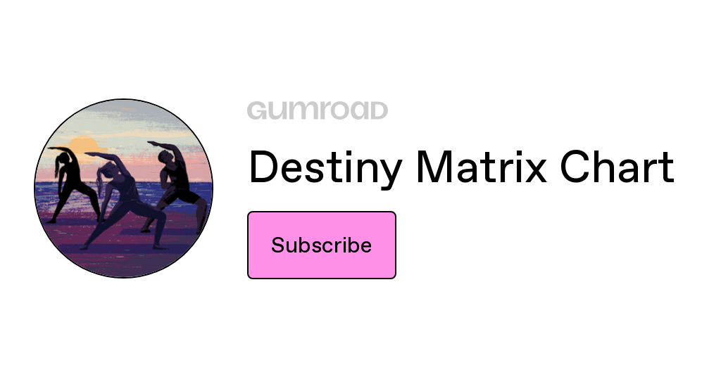 Destiny Matrix Chart