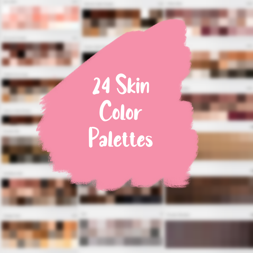Skin Color Palettes for Procreate