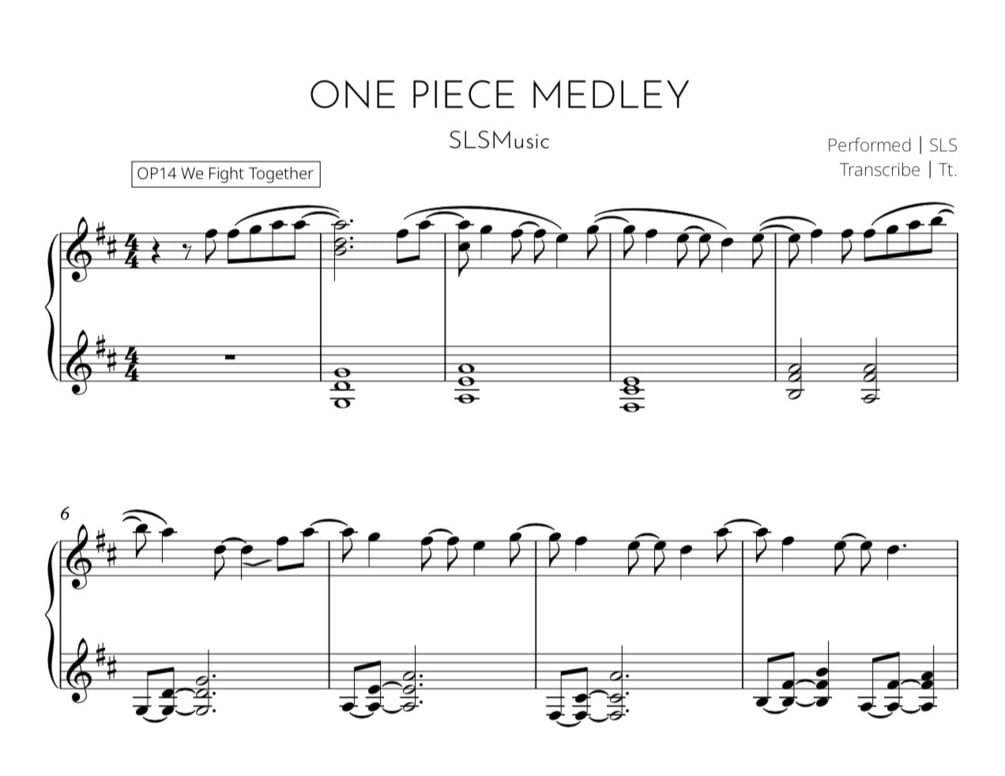 One Piece 10 Mins Medley