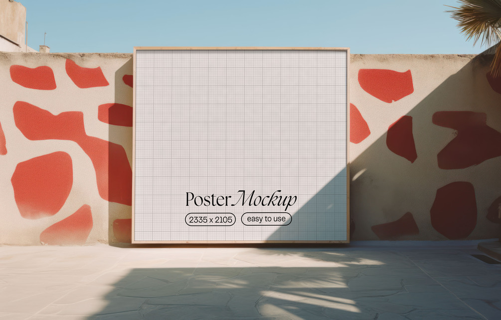 Aesthetic Commercial Poster Mockup / #332