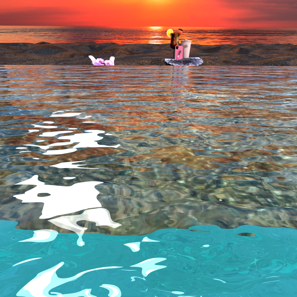 Sunset Dreams | Blender Scene 🌅🧡