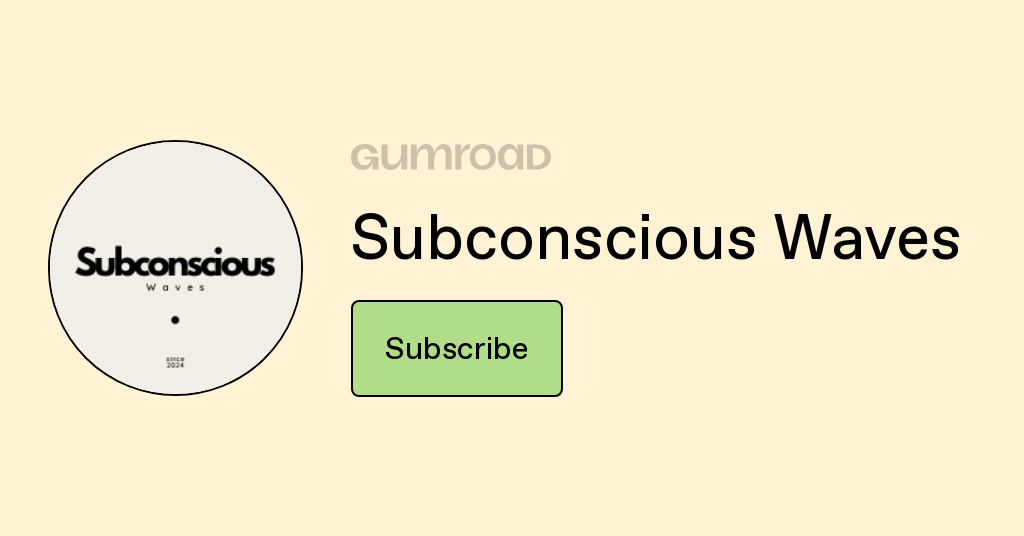 Subconscious Waves