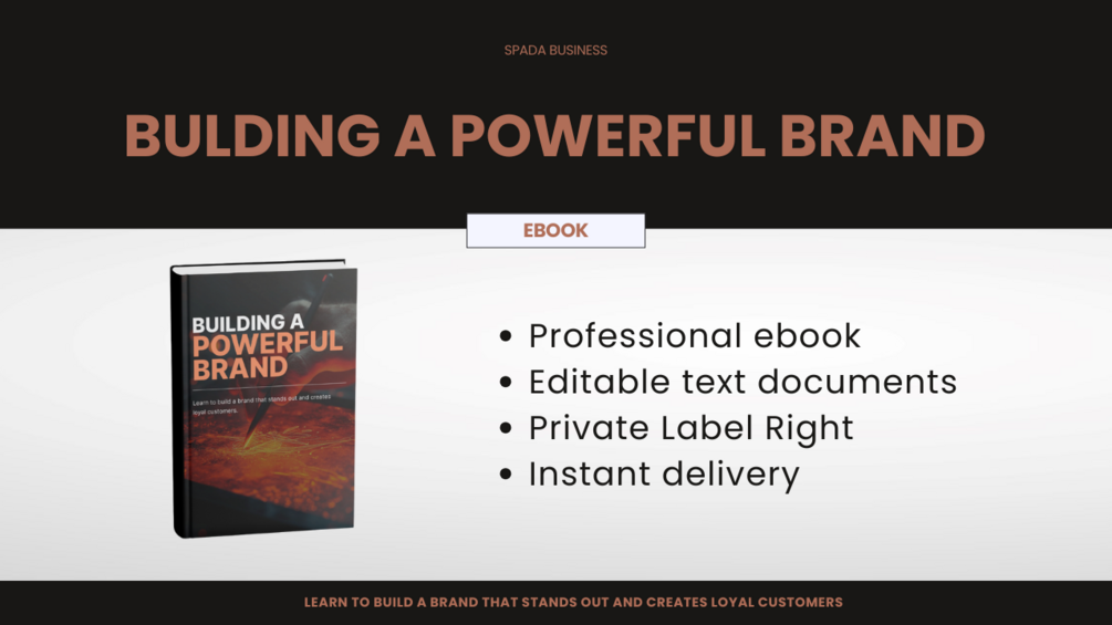Building a powerful brand- Ebook