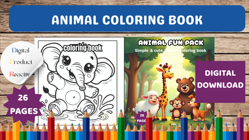 ANIMAL COLORING BOOK