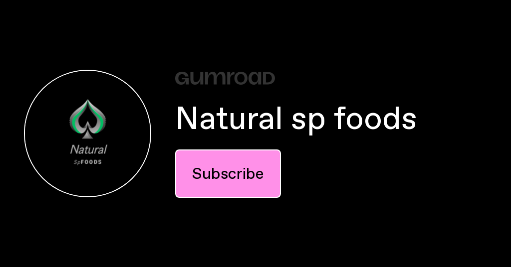 Natural sp foods