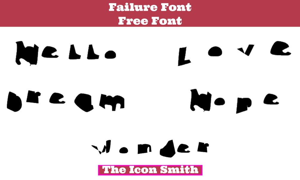 Free Failure Font F25712