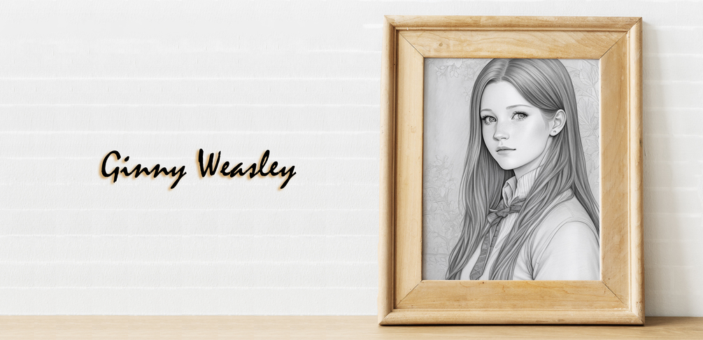Ginny Weasley Character Portrait (Harry Potter Series)