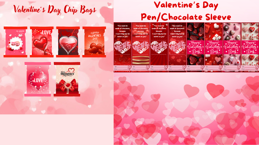 VALENTINE’S DAY BUNDLE | Canva Editable
