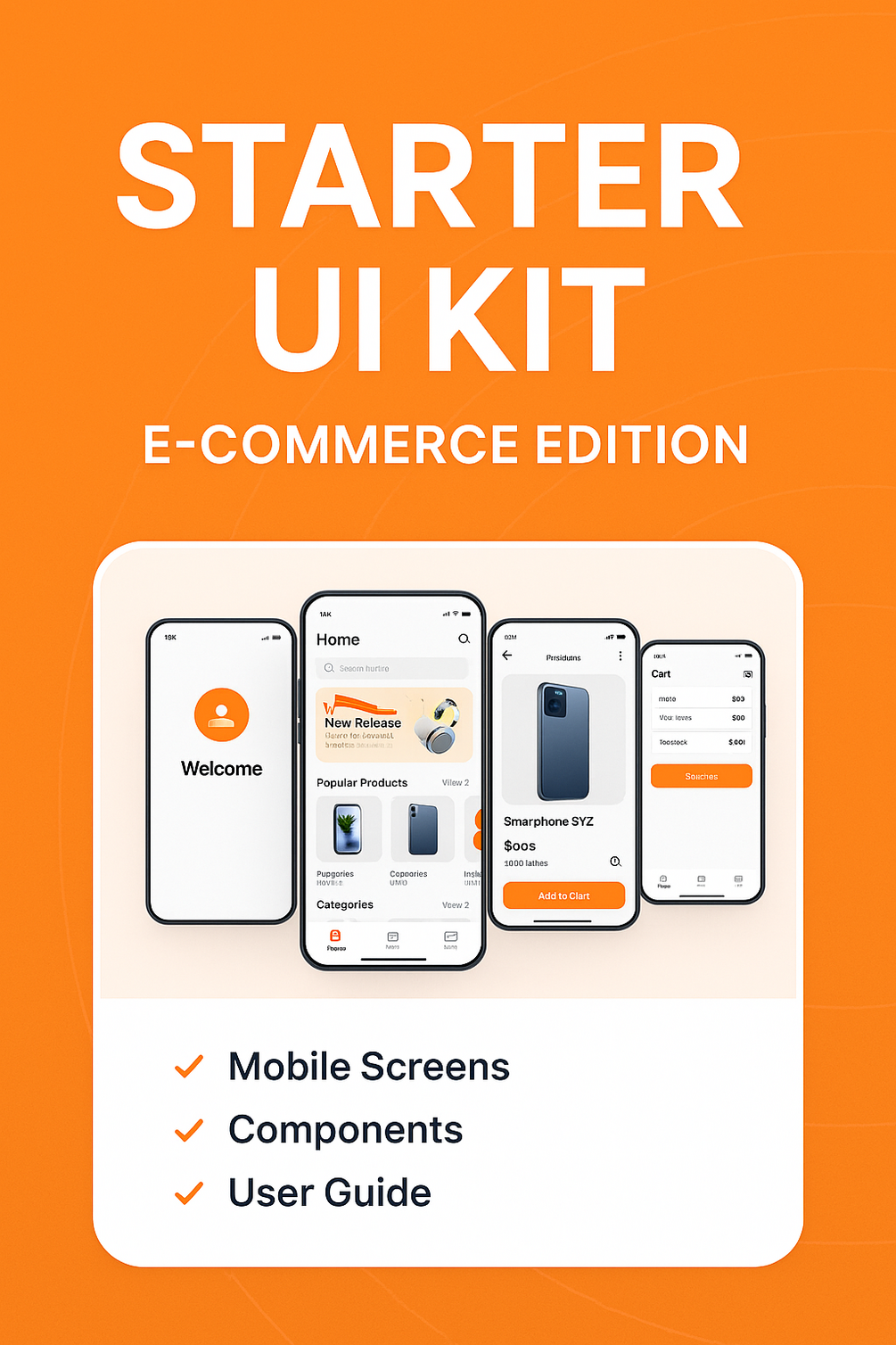 "Starter UI Kit – E-commerce Edition"