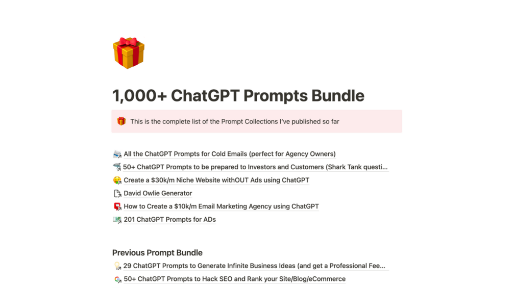 1k Prompts Bundle