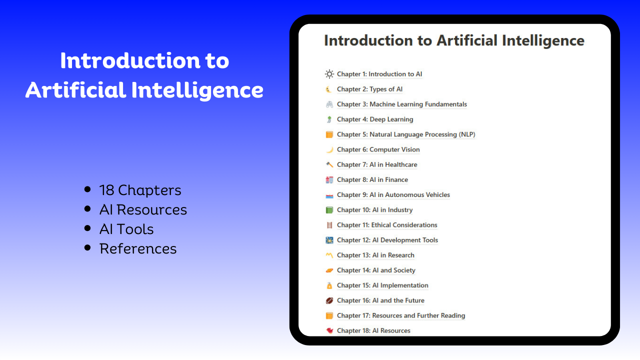 (FREE) Introduction to Artificial Intelligence is here for you.... - Fakhr