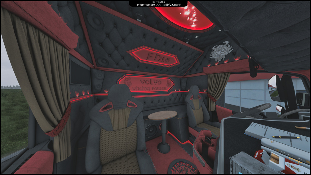 Interior Volvo FH5 FH6 Viking Style ETS 2 #9 OTHER COLORS